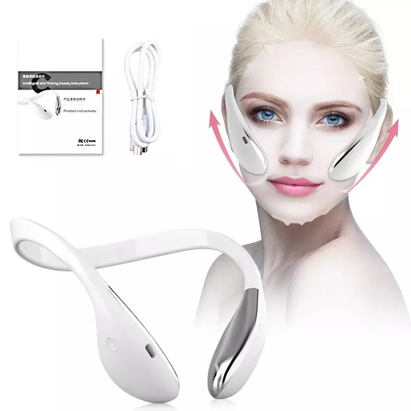 EMS Microcurrent Face Lift Machine V line Lifting Facial Jaw Exerciser ...