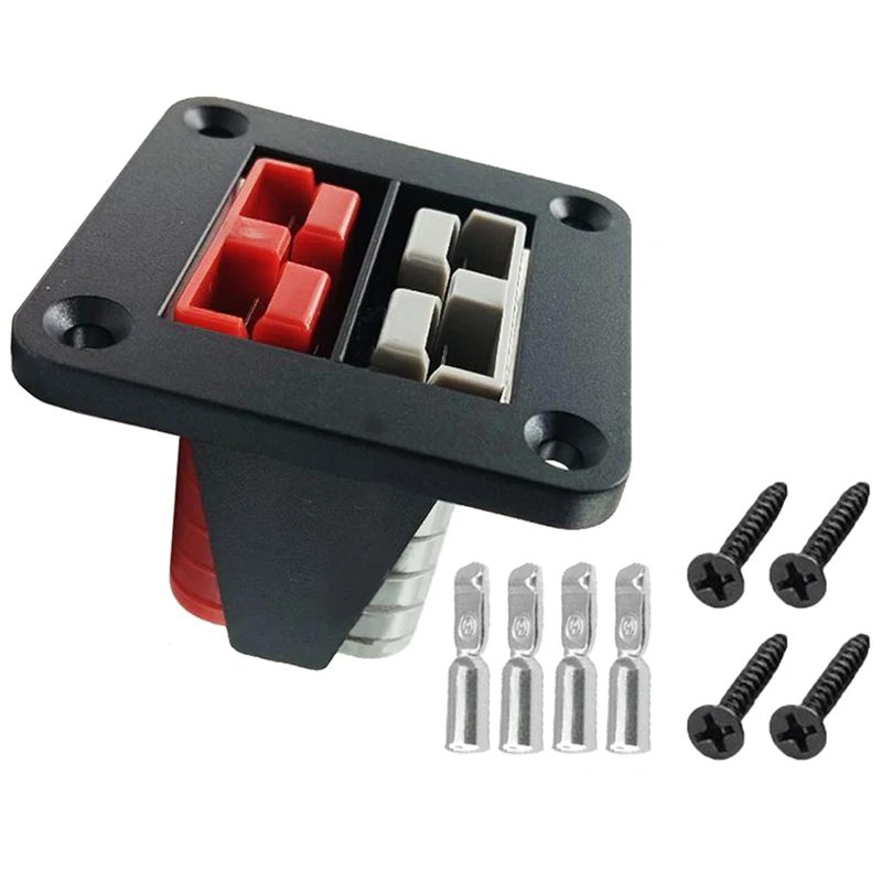 Twin-Dual-Flush-Mount-50-Amp-For-Anderson-Plug-Mounting-Bracket-Twin ...