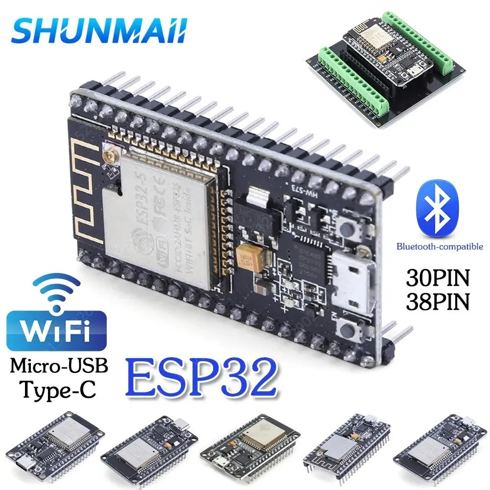 Placa-de-desarrollo-ESP-32S-ESP32-m-dulo-WiFi-y-Bluetooth-doble-n-cleo ...