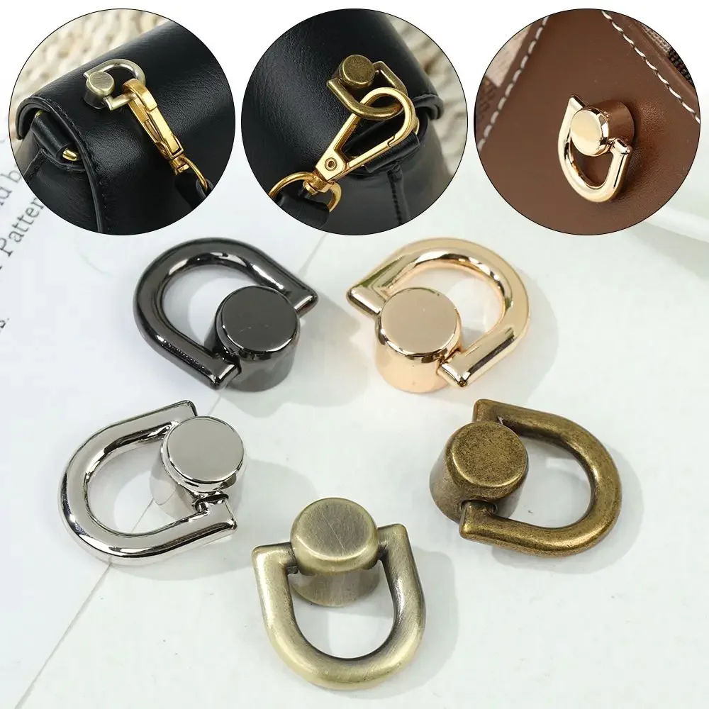 4Pcs Metal Bag Rivet Nail Buckle Studs Button Handbag Belt Hanger ...