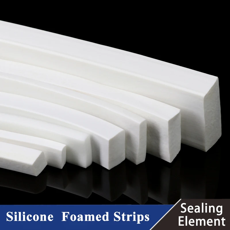 1-30m-Silicone-Foamed-Sealing-Strip-White-Square-Trim-Seal-Silicon ...