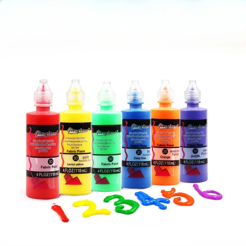 Single-Color-Acrylic-Paint-3D-Three-dimensional-Pigment-118ml-Handmade ...