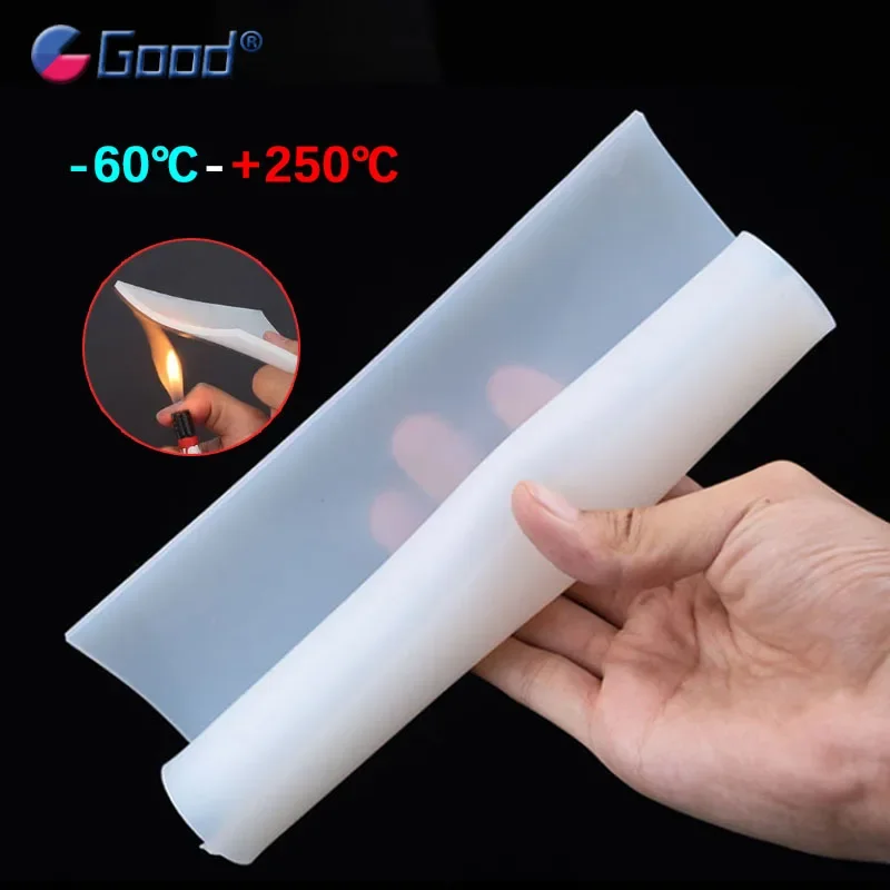 Translucent-Silicone-Rubber-Sheet-Plate-Mat-White-Clear-Silicone-Gasket ...