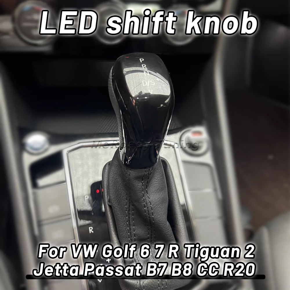 DSG LED Gear Handle Shift Knob Shifter for VW Golf 6 7 Passat B8 Tiguan ...