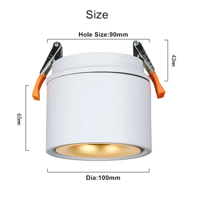 Free Directional Compact LED Dimmable Spotlights