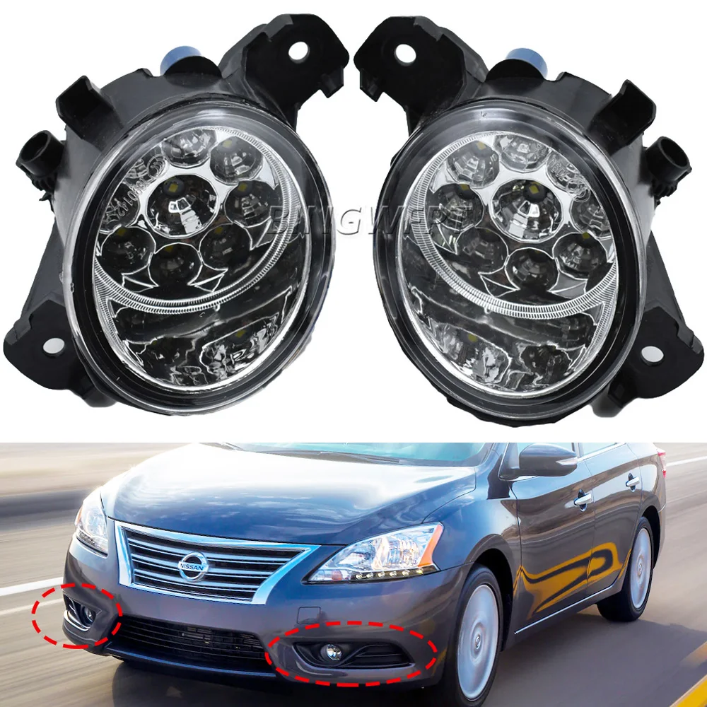 Bingwfpt 2pcs For Nissan Sentra Bluebird Sylphy 2013 2014 2015 Fog ...