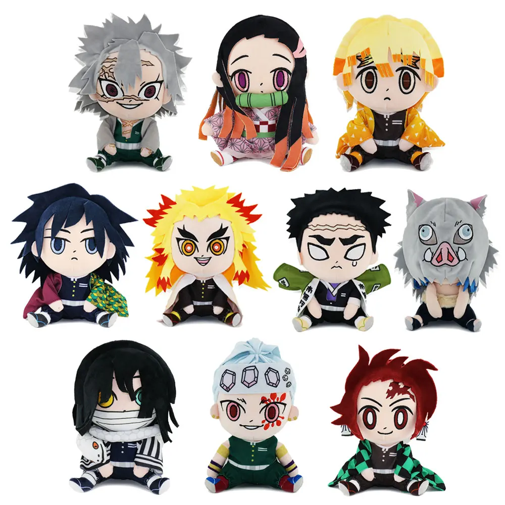 Demon-Slayer-Stuffed-Plush-Toys-for-Kids-Nezuko-Tanjirou-Anime-Pillow ...