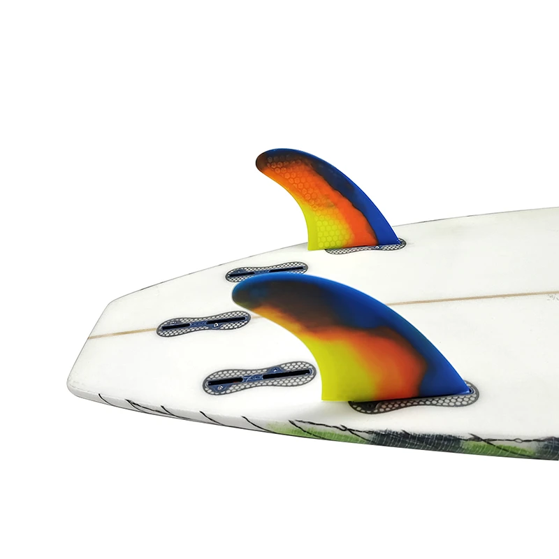 MR Twin Fins UPSURF FCS 2 FINS Twin Quillas Keel Surfboard Fins ...