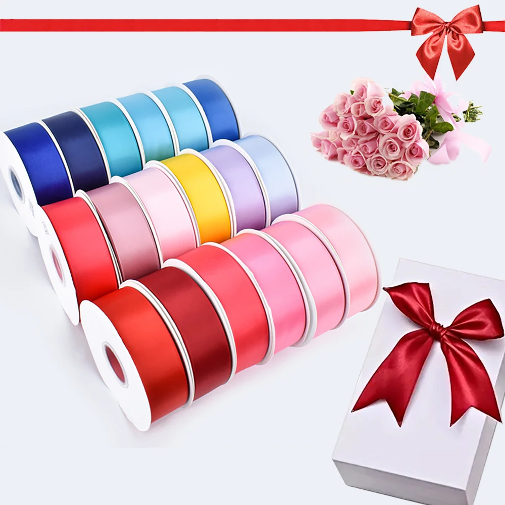 Cinta-de-material-rosa-para-manualidades-2-rollos-100-yardas-rollo-4cm ...