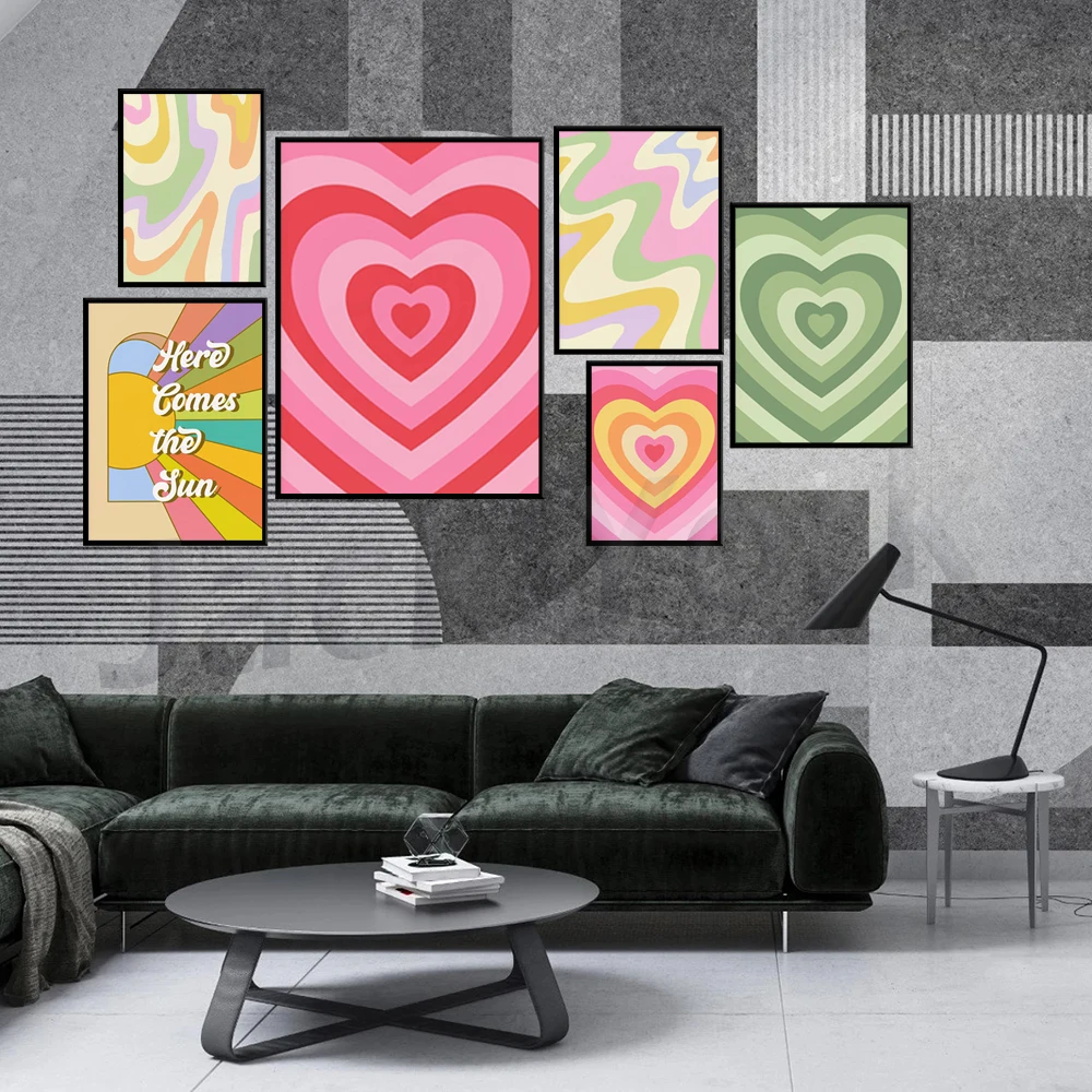 Psychedelic Art Heart