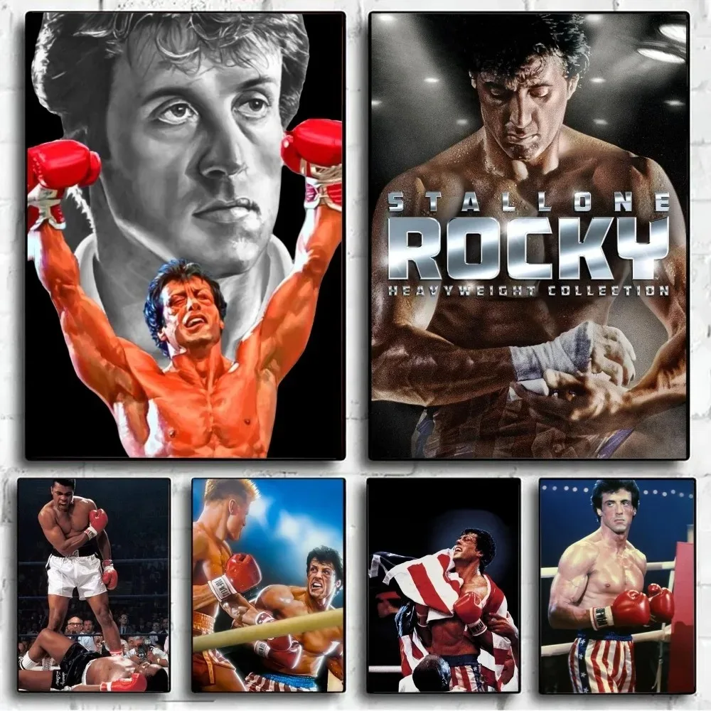 Rocky-Balboa-Boxing-Fitness-Poster-No-Framed-Canvas-Poster-Bar-Poster ...