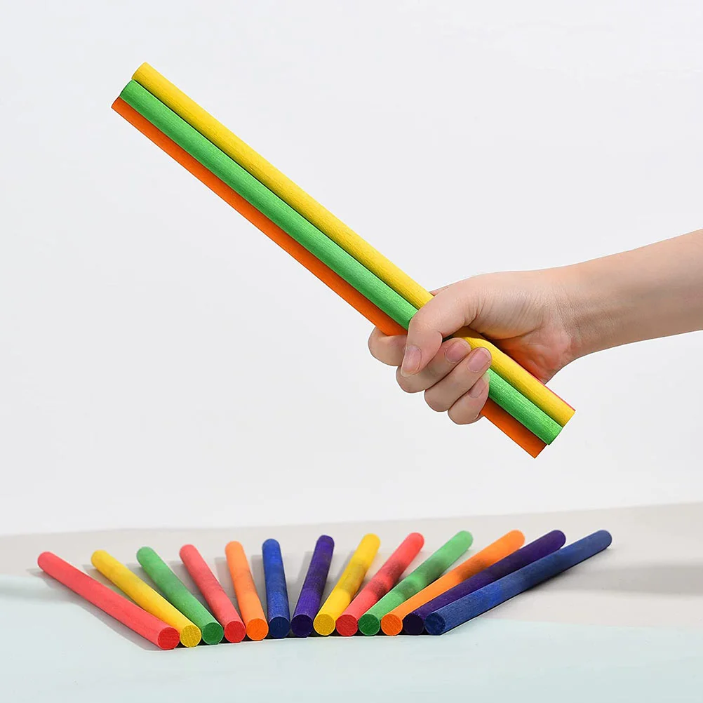 50-Pcs-Wooden-Rhythm-Sticks-Tools-Kids-Musical-Instruments-Percussion ...