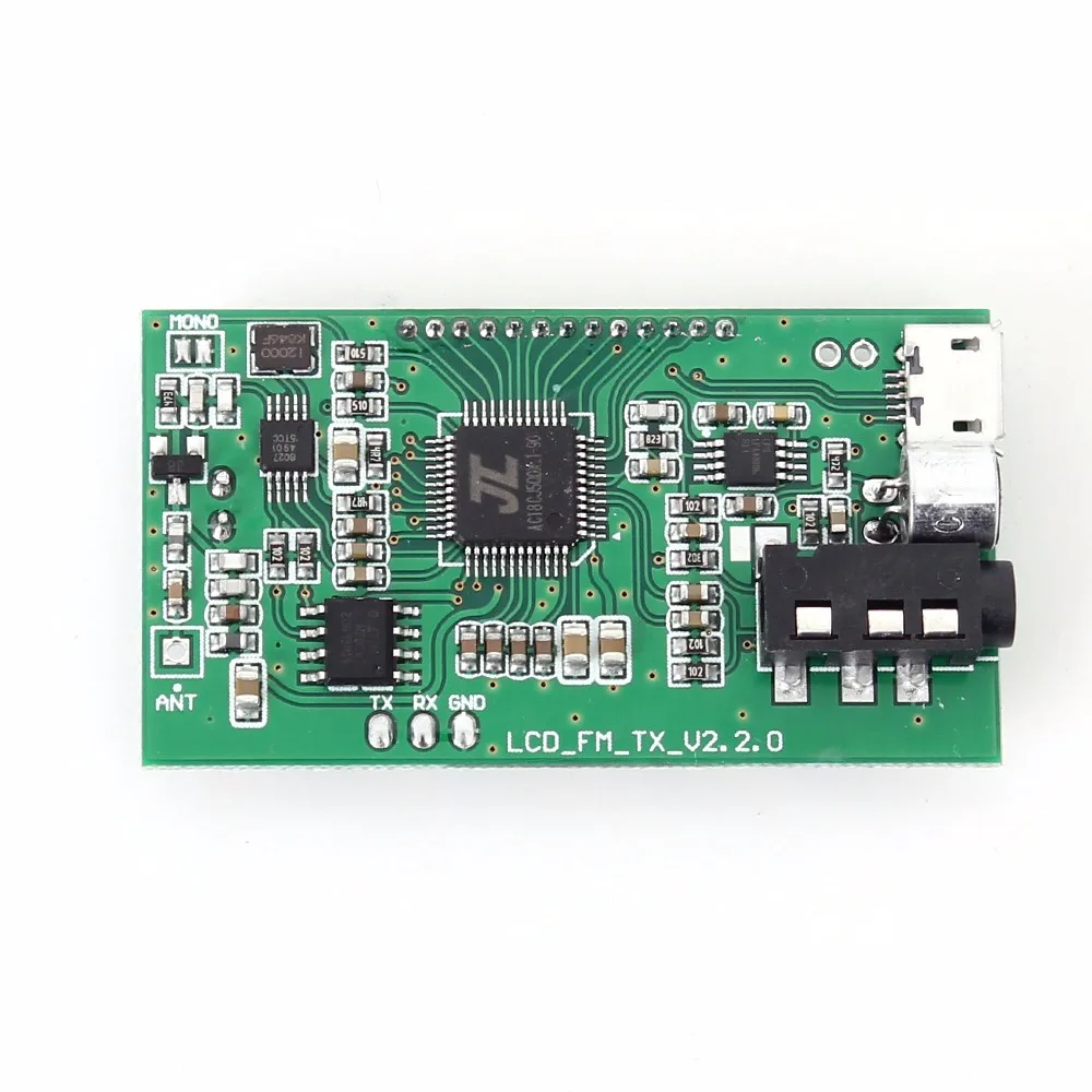 Digital Fm Rádio Receptor Sem Fio Transmissor Estéreo Placa Modulação ...