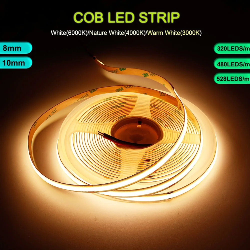 COB-LED-Light-Strip-3000-6500K-RA90-Led-Lights-320-480-528LEDs-m-High ...
