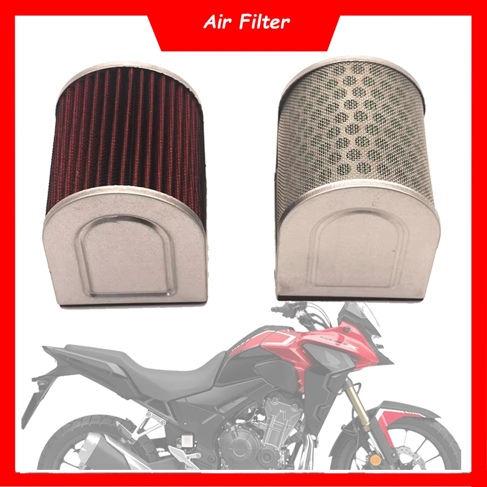 Motorcycle Engine Air Filter Cleaner Air Intake Filter Element For ...