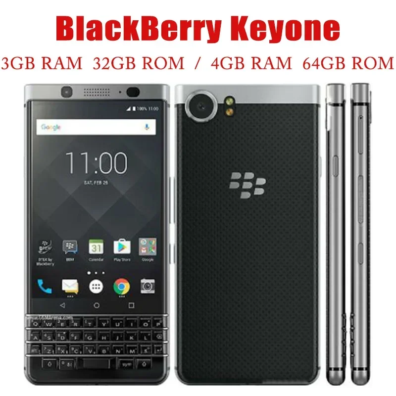 Original-Unlocked-BlackBerry-Keyone-Key1-Cell-Phone-32-64GB-ROM-3GB-RAM ...
