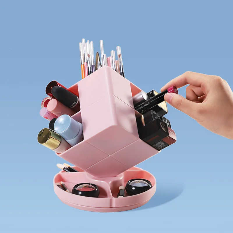 360-Magic-Square-Creative-Rotating-Pen-Holder-Large-Capacity-Pencil ...