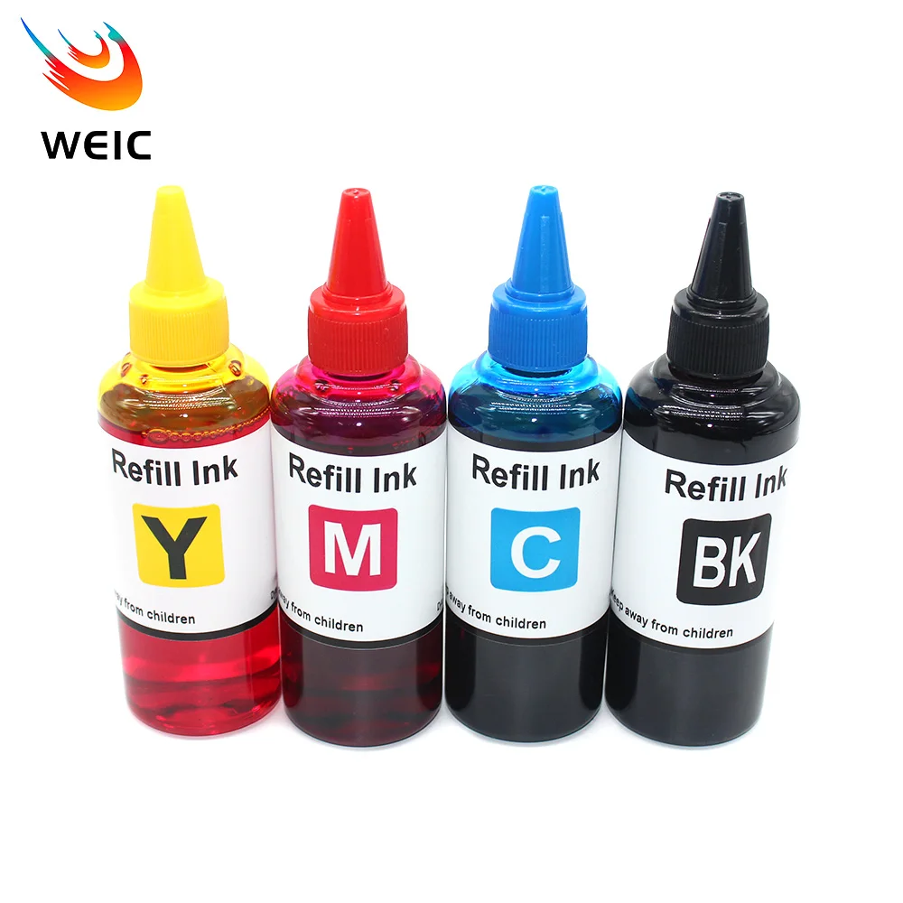 4PC-100ML-Refill-Dye-Ink-for-Brother-LC404-LC424-LC406-LC426-LC401 ...