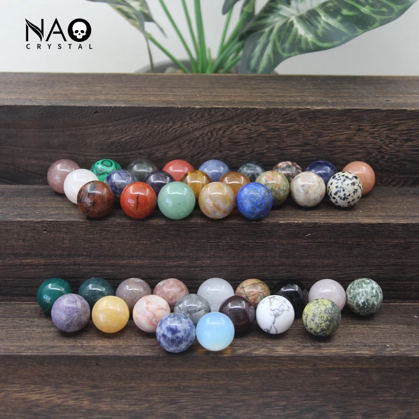 20mm-Crystal-Ball-Set-Healing-Chakra-Natural-Gems-Sphere-Home-Decor ...