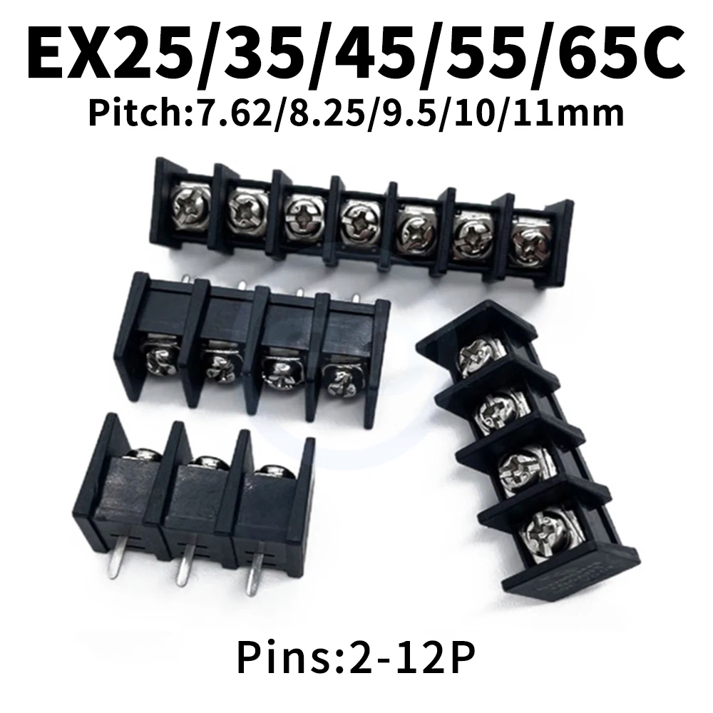 (10 uds) EX25C-7.62 EX35C-8.25 EX45C-9.5 EX55C-10 EX65C-11 mm bloque de ...
