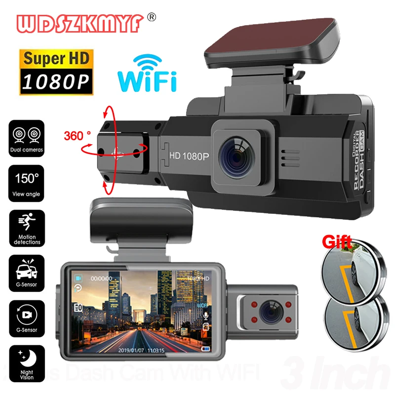 Dash-Cam-for-Cars-1080P-Inside-Video-Recorder-Dvr-in-the-Car-DVR-WIFI ...