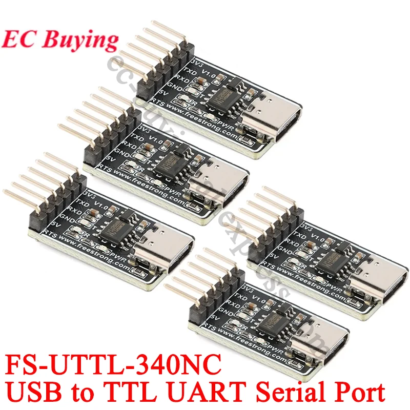 5pcs-1pc-FS-UTTL-340NC-USB-to-TTL-UART-Serial-Port-Module-Type-C ...