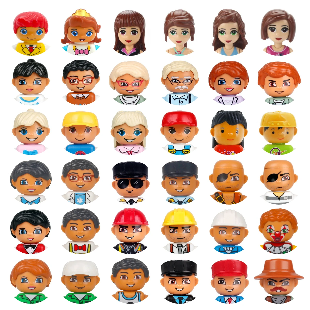 Big-Size-Building-Block-Action-Figures-Character-Dolls-Doctor-Family ...