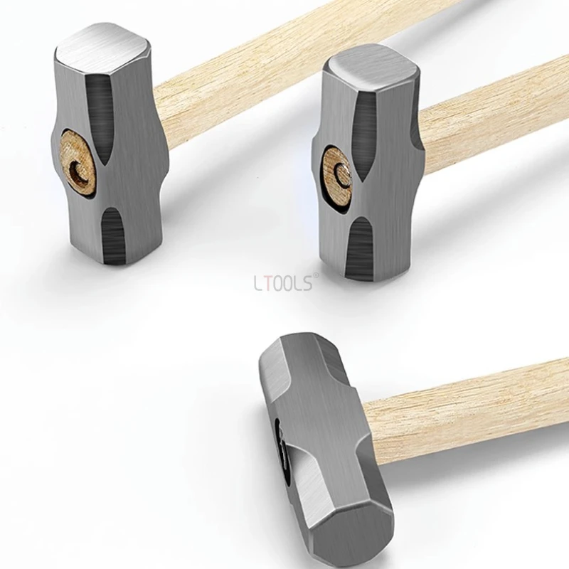 Mini-Hammer-Polished-Solid-Wood-Short-Handle-Hammers-High-Carbon-Steel ...