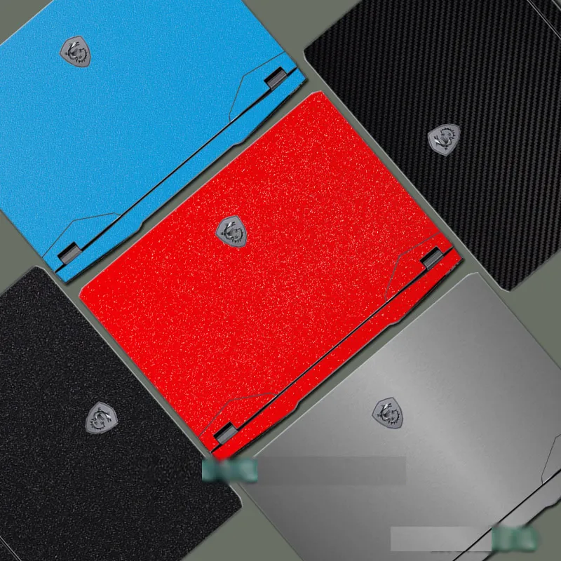 Leather Skin Laptop Stickers For MSI GS66 GS65 Stealth GS77 GT77 GF76 ...