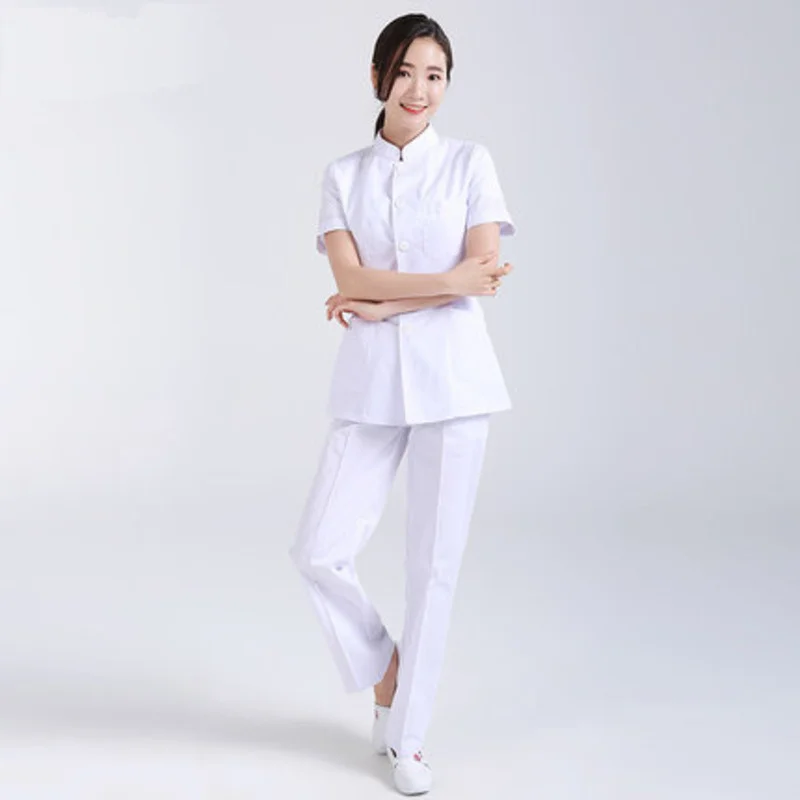 Nurse-clothing-split-suit-nurse-clothing-suit-female-summer-short ...