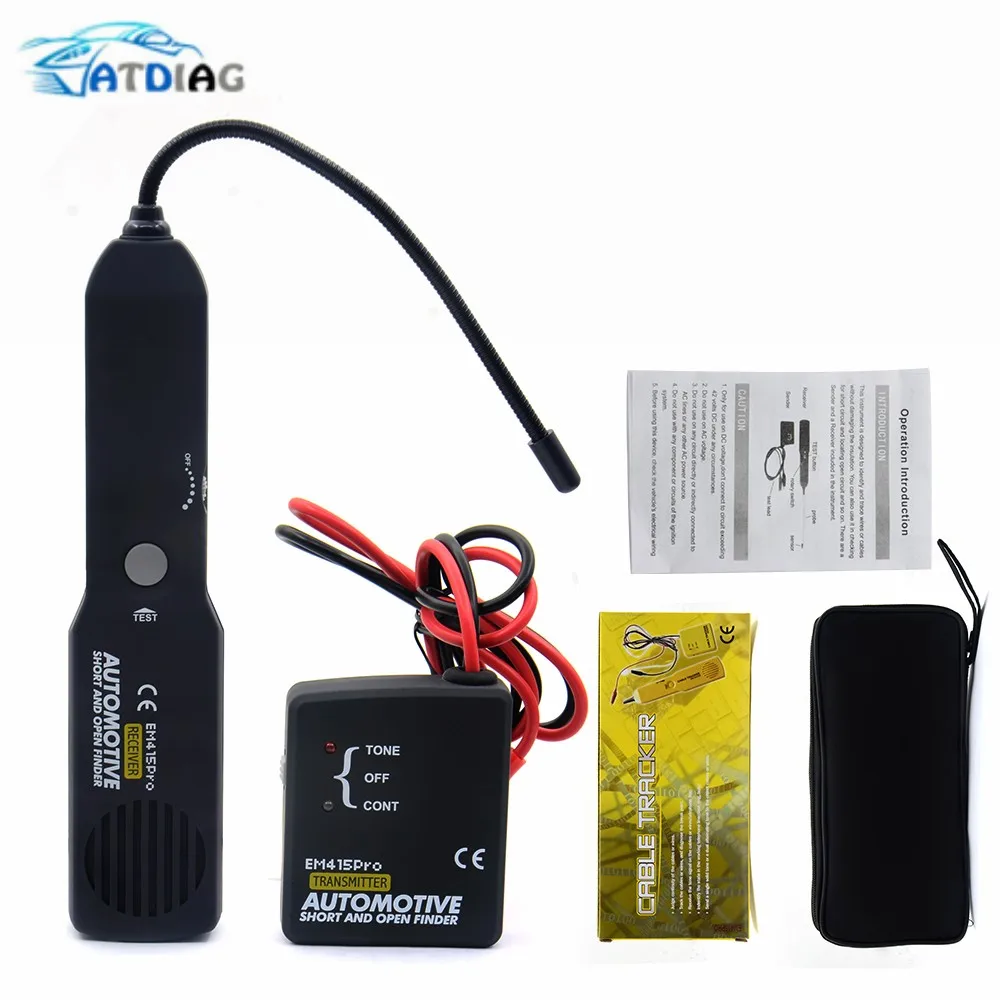 HOT! EM415PRO Automotive Short Cable Tracker & Open Wire Finder ...
