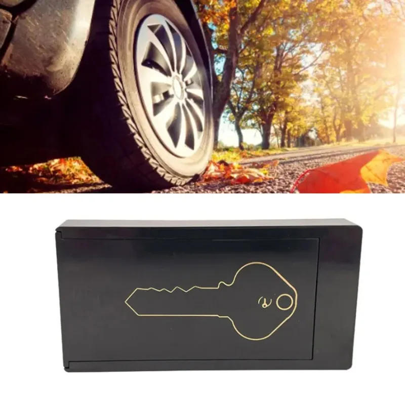 Creative-Magnetic-Black-Key-Safe-Box-Car-Key-Holder-Hidden-Storage ...
