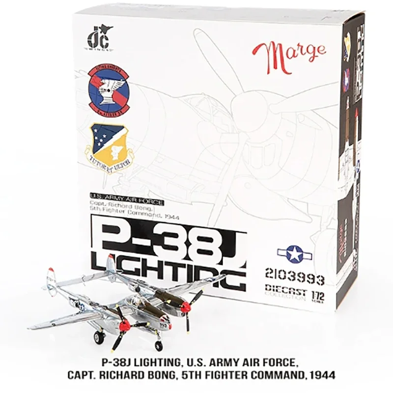 Diecast 1/72 USAF Millitary JET P38 P-38 P-38J Lighting Metal Alloy ...