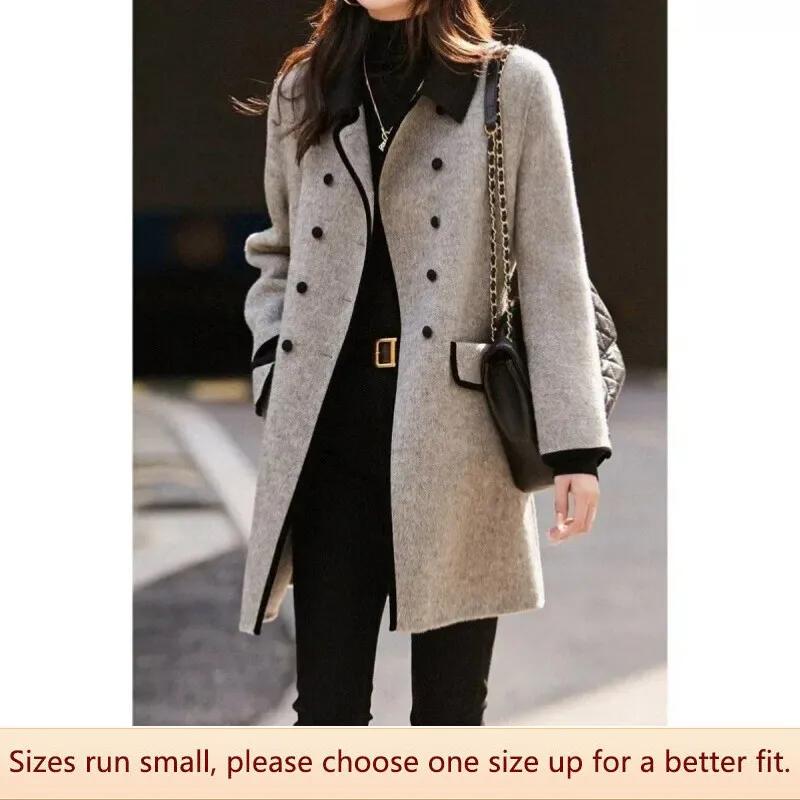 2023-Autumn-winter-New-Style-Stiff-Bone-Color-Blocking-Small-Lapel ...