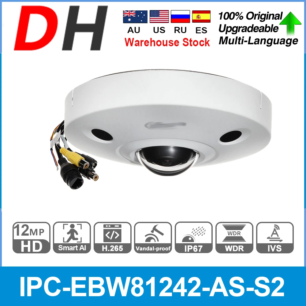 Dahua Ip Camera Ipc-ebw81242-as-s2 Replace Ipc-ebw81230 Cctv Poe Ir ...