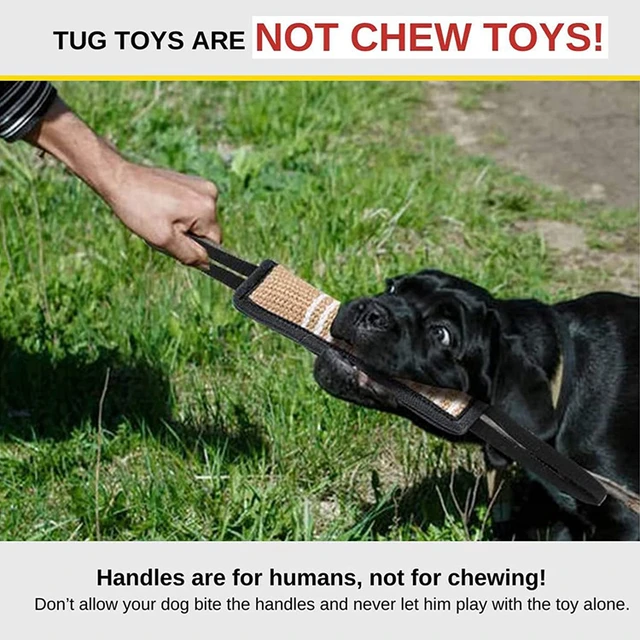 Dog Training Bite Pillow Jute Bite Toy Dog Tug Toy Durable Dog Bite ...