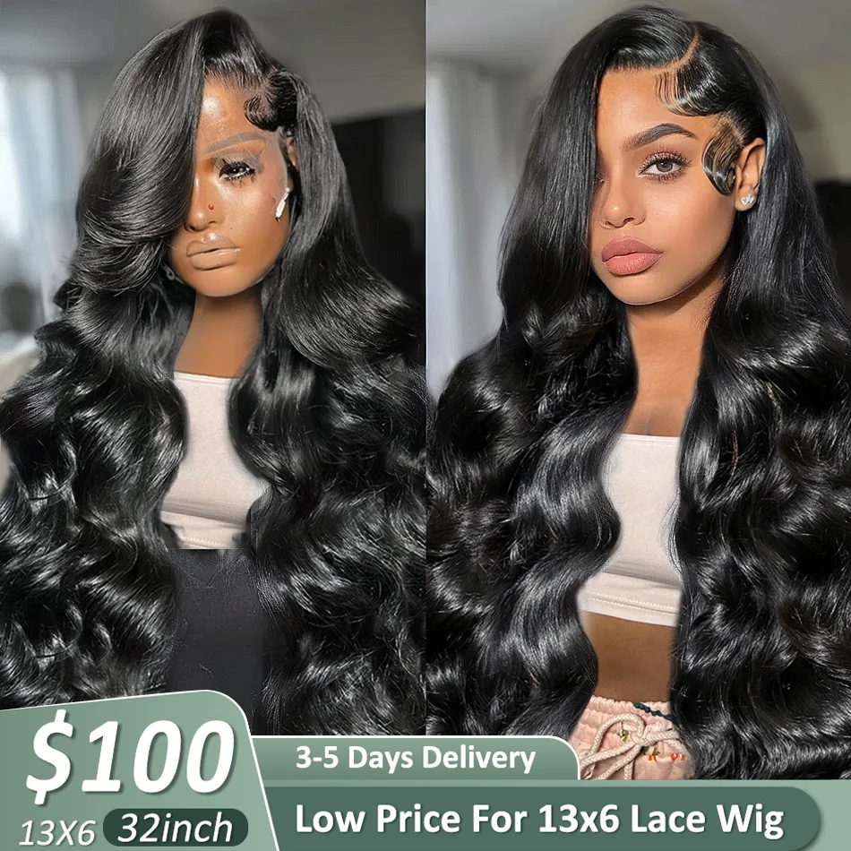 30-40-Inch-Body-Wave-13x6-Lace-Frontal-Wig-250-Density-5x5-Brazilian ...