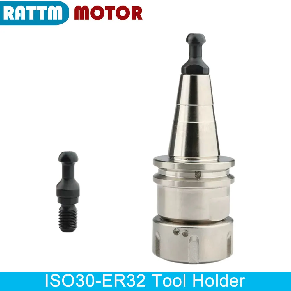 ISO30-ER32-Tool-Holder-With-Pull-Stud-CNC-Woodworking-Engraving-Metal ...