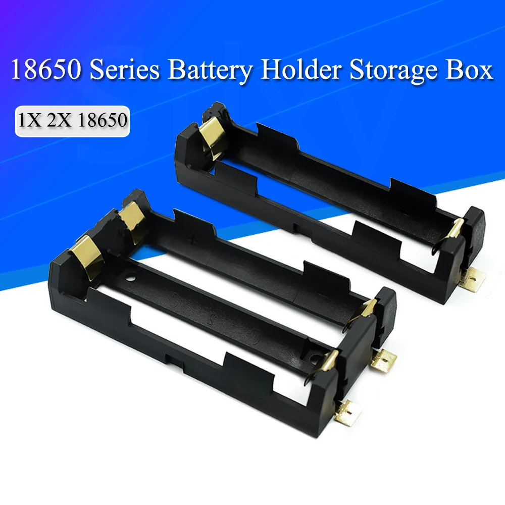 1x-2x-18650-Series-Batteries-Holder-Box-Storage-Case-Container-With ...
