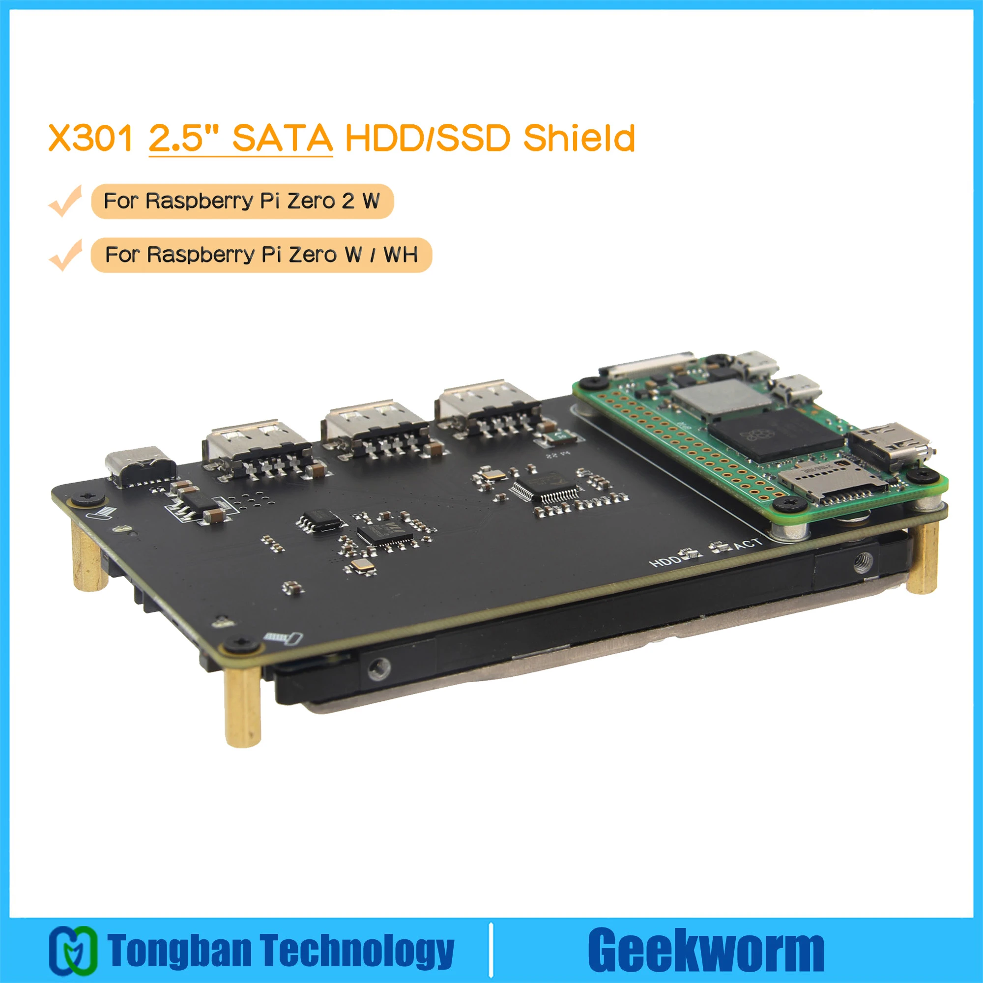 Hdd Ssd Nas Storage Expansion Board | Raspberry Pi Nas Demo Board ...