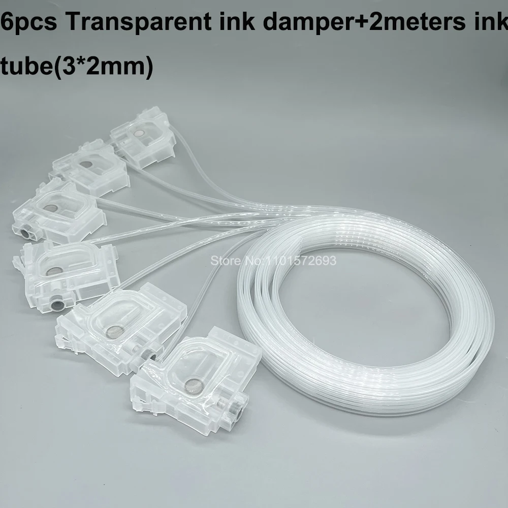 1-Set-Ink-Damper-With-Ink-Tube-Hose-Tubing-for-Epson-L800-L1300-L1455 ...