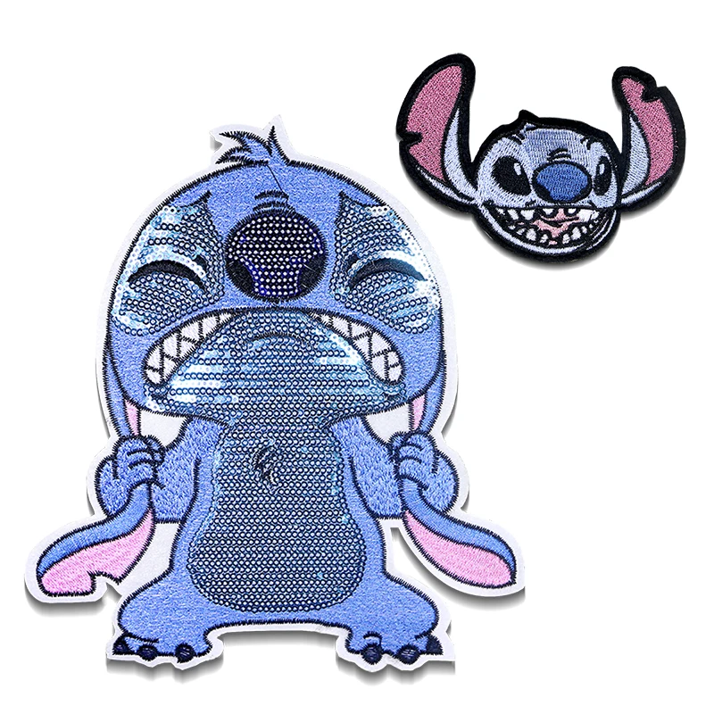 Disney-Stitch-Shiny-Icon-Embroidery-Applique-Patches-For-Clothing-DIY ...