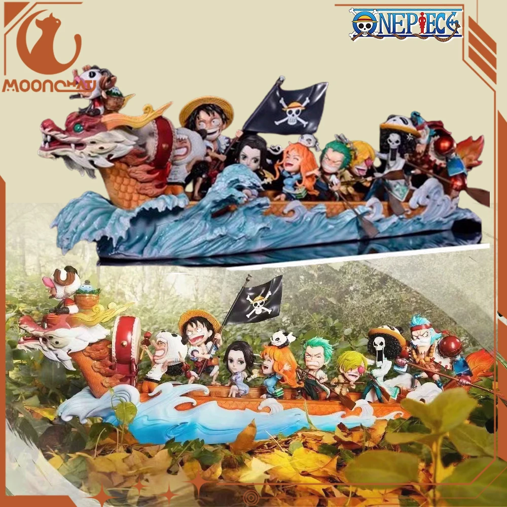 Figura-de-acci-n-de-One-Piece-Luffy-Dragon-Boat-Team-estatua-Gk-de-Pvc ...