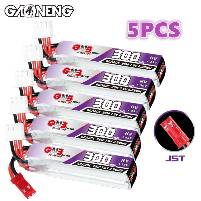 Max 120c gnb 2s 7.6v 300mah bateria lipo para brinquedos rc cruzando ...