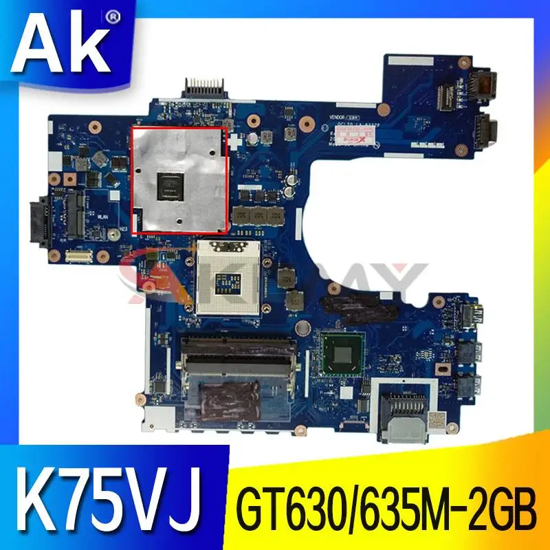 Placa base K75VJ para ASUS, K75V, K75VJ, K75VM, QCL70, LA 8222P, GT630M ...