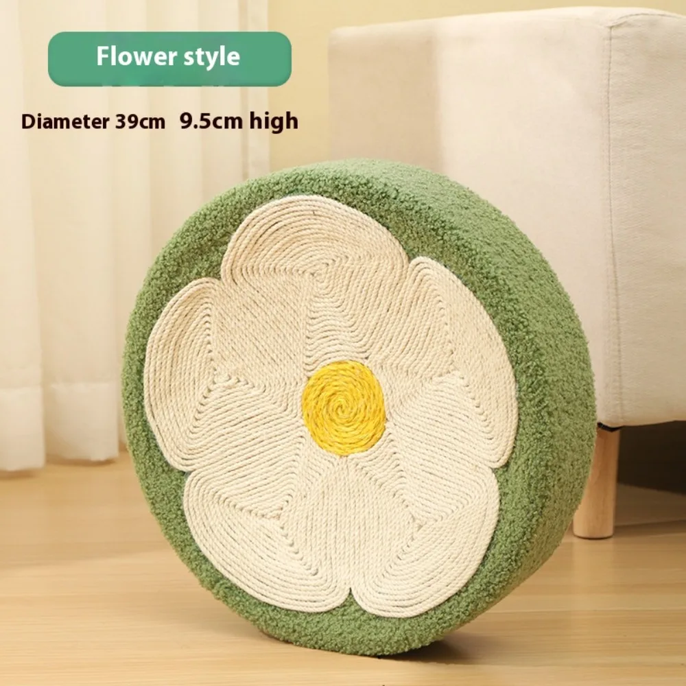 Cute-Cat-Scratcher-Bed-2-In1-Sisal-Weave-Round-Cat-Scratching-Pad ...