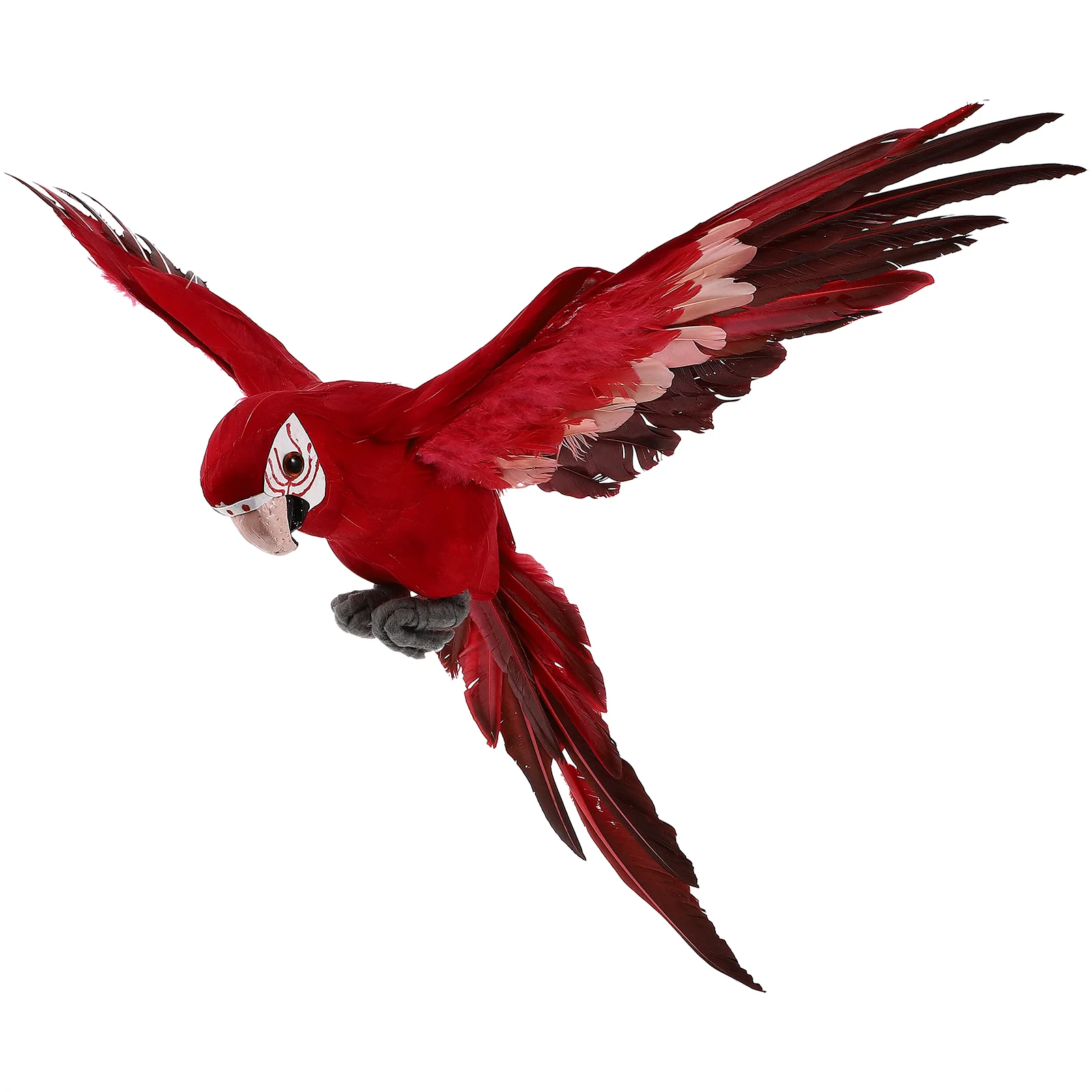 1pc Large Foam Parrot Statues Lifelike Artificial Bird Decoration ...