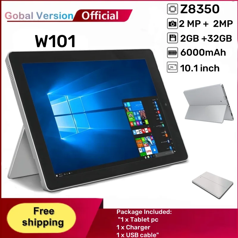 Grandes-ventas-Tablet-PC-10-1-pulgadas-2GB-RAM-32GB-ROM-W101-Windows-10 ...