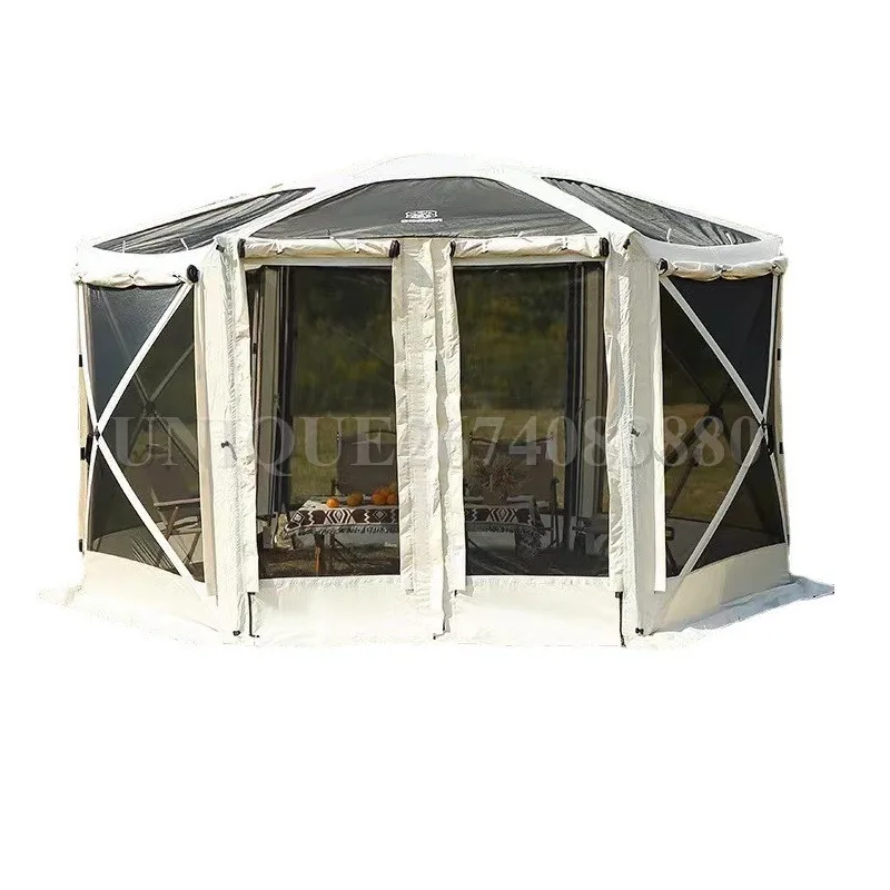 Quick-Automatic-Opening-Oxford-Double-Layer-Screen-House-Tent-Shelter ...