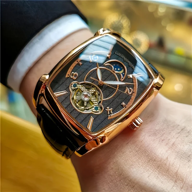 Men's Luxury Skull Mechanical Watch - Fashionable Business and Sports ...